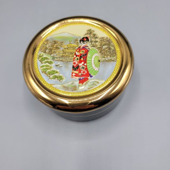 The Art of Chokin | Accents | Vtg Chokin Art Japanese Geisha Jewelry ...